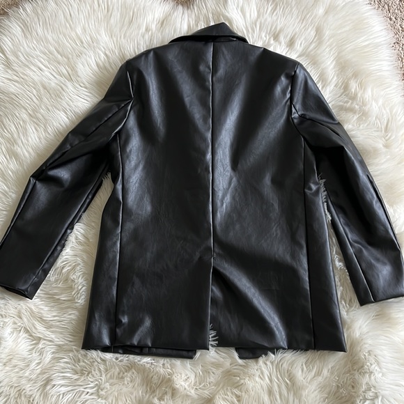Princess Polly | Jackets & Coats | Princess Polly Jocelyn Faux Leather ...